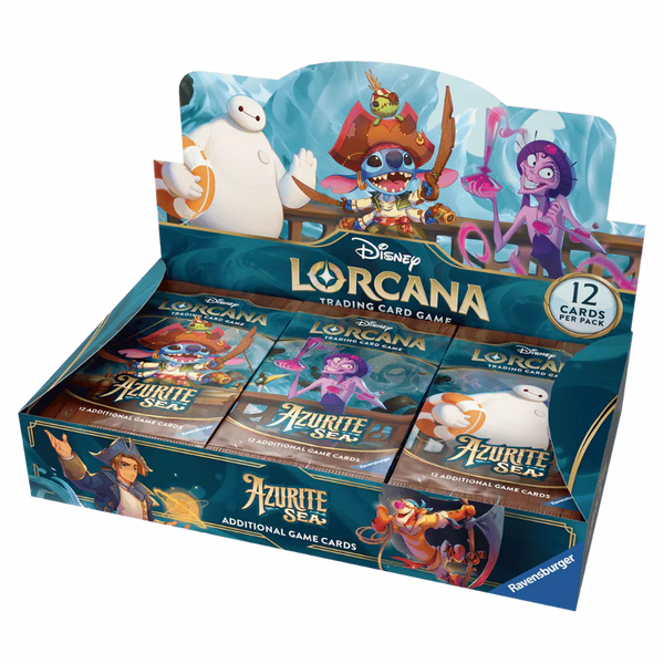 Disney Lorcana Azurite Sea Booster Box – Emerald Hobbies