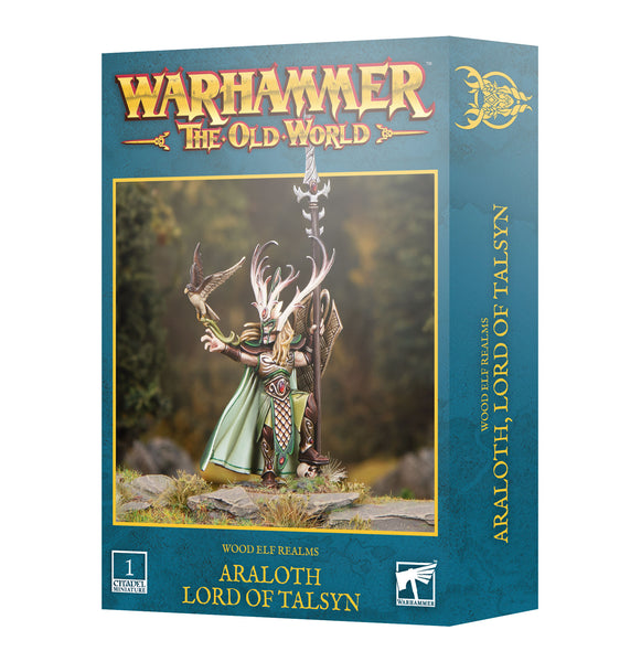 Old World Wood Elf Realms Araloth Lord Of Talsyn – Emerald Hobbies